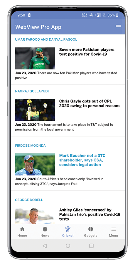 WebPro - Easy Configurable Android WebView Pro App Template by AndroMOB